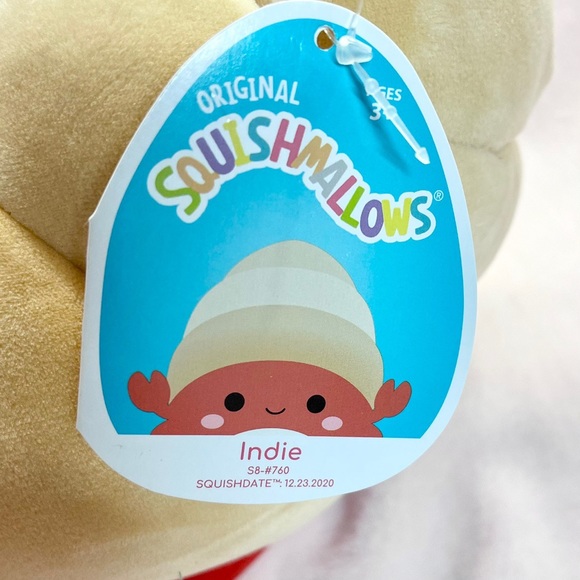 Squishmallows | Other | Indie Squishmallow Hermit Crab 7 Sea Life Squish | Poshmark